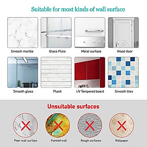 SUPTEC Universal Hair Dryer Holder, Self Adhesive Wall Mount Stand for Most Brand/Size Hair Blow Dryer Hair Dryer Organizer Rack with Plug&Wire Hook for Bathroom…