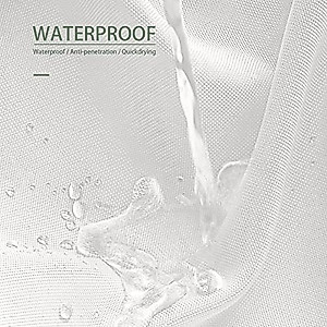 wangkato Shower Curtain Green Eucalyptus, with 12 Metal Hooks, Watercolor Sage Green Shower Curtain, Fabric Shower Curtain Liner, Plant& Succulent Shower Curtain Set (72 "X 72")