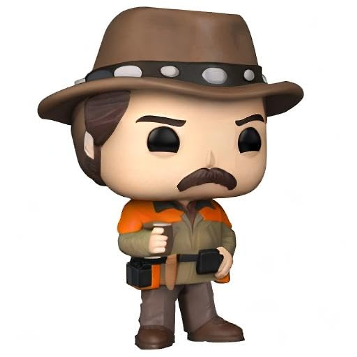 POP Parks and Rec - Hunter Ron Swanson Funko Vinyl Figure (Bundled with Compatible Box Protector Case)