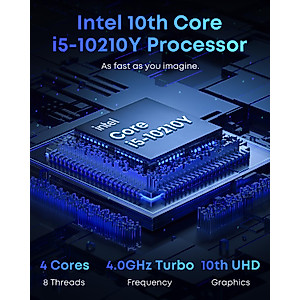 2024 CHUWI UBook X Windows Tablet 12'', Intel Core i5-10210Y, 512GB SSD 12GB RAM, 1TB SSD Expand, Windows 11 Touchscreen Tablets, FHD 2160x1440, 5G WiFi, Bluetooth, Camera, 5000mAh, HDMI