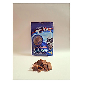 Alaska Puppy Love Wild Alaskan Salmon Jerky 3oz
