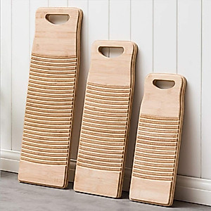 Wood wooden washboard Washboard Practical Clothes Bamboo Washboard Anti-slip Laundry Cleaning Board Manual Clothes Washing Tool for Home - laundry washboard 40cm washing clothes board