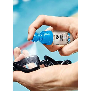 Arena Instant Anti-Fog Spray Swim Goggles Treatment Prevents Fogging Swim Practice Essential Defogger Solution, 35ml Up to 150 Applications, Clear