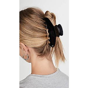 Alexandre de Paris Women's Large Jaw Clip, Black, One Size