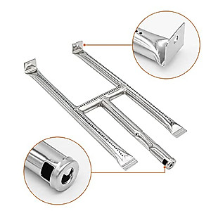 TAILGRILLER Burner Tube Set for Blackstone 22 Inch Table Top Griddle, Set of 2 Stainless Steel Grill Burner Tubes with Screws