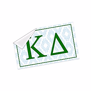 Kappa Delta Sorority Licensed Decal Sticker 3x5 inches Laptop Decor (Kappa Delta #5)