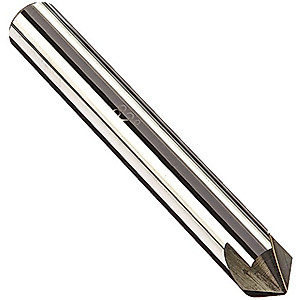 Kodiak Cutting Tools KCT119216 USA Made Solid Carbide Countersink, 3 Flute, 82 Degree, 1/4" Diameter