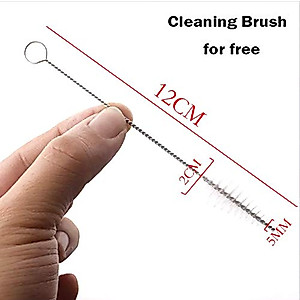 Cream Horn Molds, 21 pcs Moulds Stainless Steel Cannoli Form Tubes Cream Roll Mold Screw Croissant Mold Cone Tubular Shaped Mold for Cannoli Tubes Croissant Baking Forms Mould with Cleaning Brush