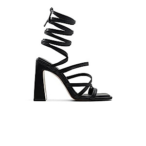Call It Spring Women's Carolyna Heeled Sandal, Black, 8