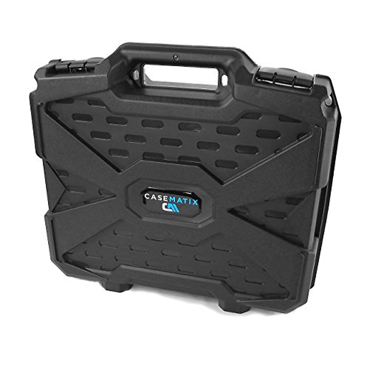 CASEMATIX Video Projector Hard Case with Customizable Foam Compatible with Epson VS240, EX3240, VS345, VS340, VS335W, EX7240 Pro, EX5240 Pro - Durable Hard Shell Travel Case with Padlock Rings