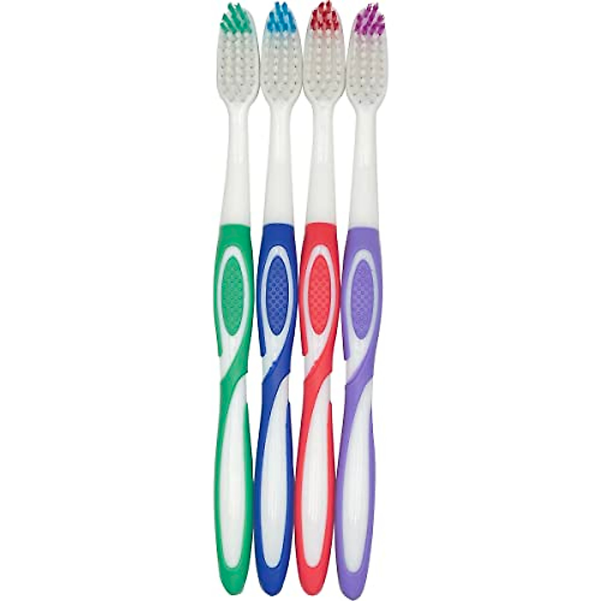 FactorDuty 100 Pieces Toothbrushes Individually Wrapped Medium Standard Classic Soft