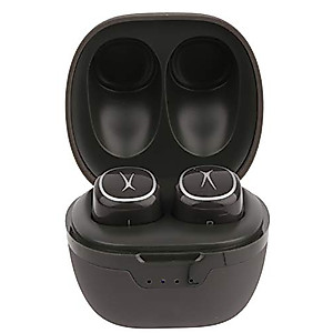 Altec Lansing NanoPods - Truly Wireless Earbuds with Charging Case, TWS Waterproof Bluetooth Earbuds with Touch Controls for Travel, Sports, Running, Working (Charcoal Grey)