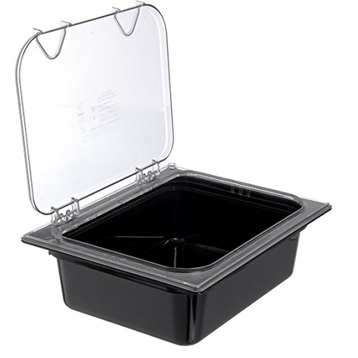 Carlisle FoodService Products 10221B03 StorPlus Half Size Food Pan, Polycarbonate, 4" Deep, Black