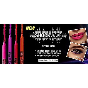 L.A. Girl Shockwave Neon Lipliner, Lipliner Pencil, POP, 0.04 oz.