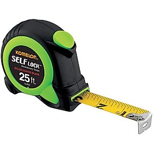 Komelon SL2825 Self Lock 25-Foot Power Tape