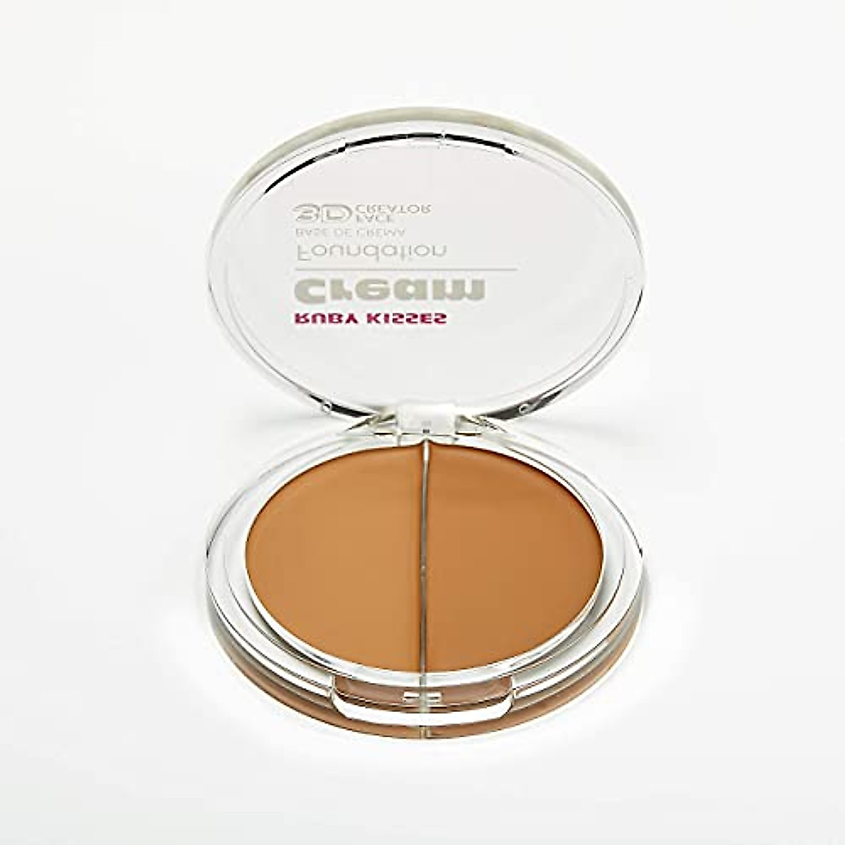 Ruby Kisses Cream Foundation 3D Face Creator 2-Color Foundation and Concealer, 12 Hour Wear Long Lasting, Medium to Full Coverage (Level 11)