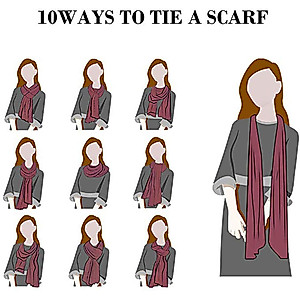 Yatemiole Women's Cashmere Big Coloured Checked Scarf Winter Warm Wrap Scarf (Pattern - 3)