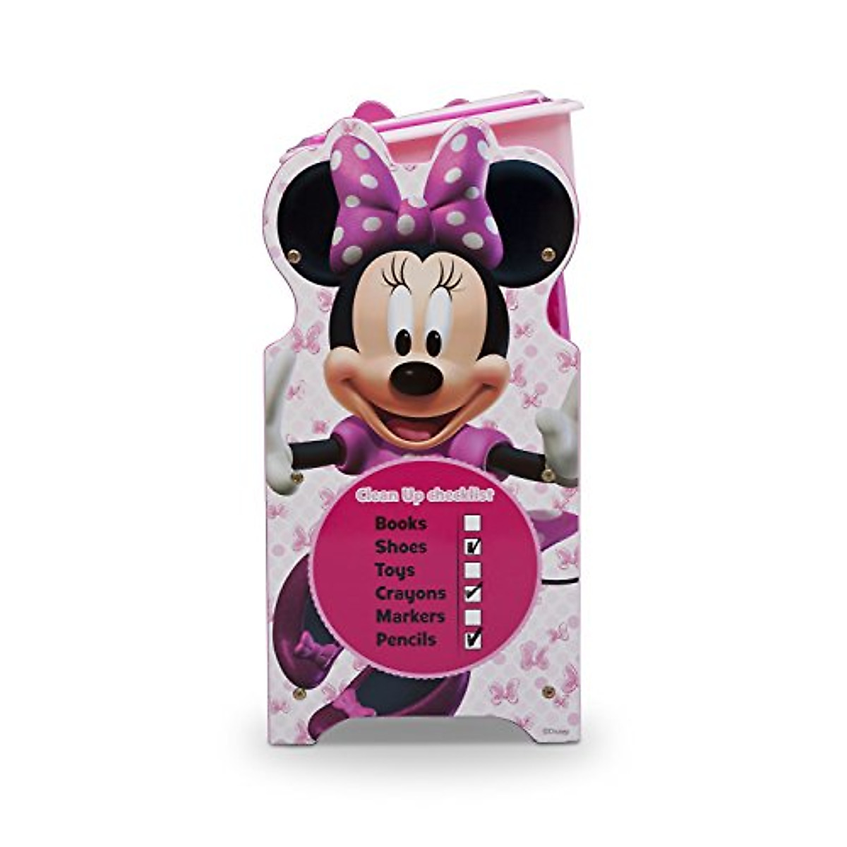 Delta Children 9 Bin Plastic Organizer, Disney Minnie Mouse