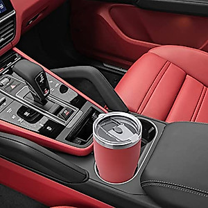 EngyUp 30 oz Insulated Tumbler with Lid and Straw, Healthier Small Molecule Water Insulated Cup, Reusable Stainless Steel Coffee Tumbler, Travel Coffee Mug, Dishwasher-safe Thermal Cup, Pink