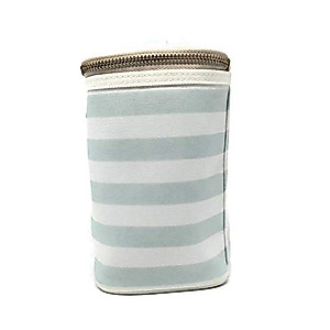 Kate Spade New York Insulated Lunch Tote, Small Lunch Cooler, Cute Lunch Bag for Women, Thermal Bag with Double Zipper Close and Carrying Handle, Two-Tone Stripe