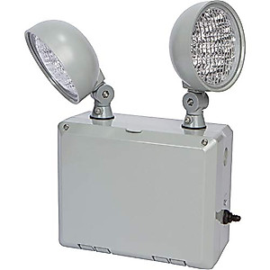 Morris Products Remote Capable LED Emergency Light – Cold Weather, Wet Location – Energy Saving Lighting Unit, Compact Design – Mounting Brackets – Fully Adjustable, Glare Free – 9.6 Volts