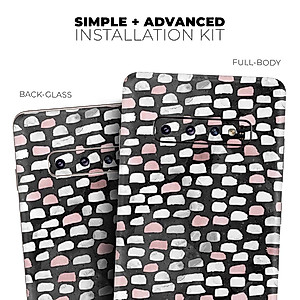 DesignSkinz Karamfila Marble & Rose Gold v6 Protective Vinyl Decal Wrap Skin Cover Compatible with The Samsung Galaxy S20 (Screen Trim & Back Glass Skin)