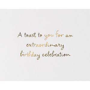 Papyrus Funny Birthday Card (Toast To You)
