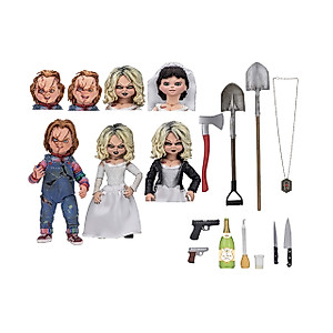NECA - Bride of Chucky - 7" Scale Action Figure - Ultimate Chucky & Tiffany 2-Pack