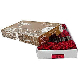 IBA Indianbeautifulart Anchor Dual Shade Stranded Cotton Cross Stitch Hand Embroidery Thread Floss 25 Skeins-Red & Maroon