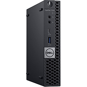 Dell Optiplex 7070 Micro Form Factor Desktop, Intel Six-Core i5 9500T 2.2Ghz, 16GB DDR4, 512GB NVMe M.2 SSD, USB Type C, Windows 10 Pro (Renewed)