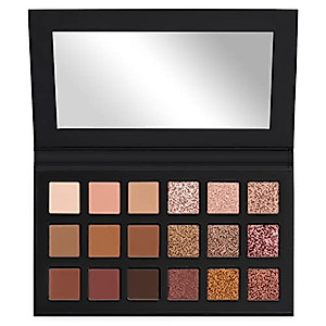 LORAC PRO Matte & Shimmer Eyeshadow Palette, Soleil | Glitter | Mirror Compact | Cruelty Free, Gluten Free, Vegan