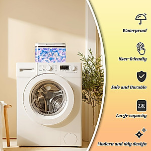 Laundry Pod Holder with Lid, Laundry Pod Container, Sealed Automatic Pop-Up, laundry Pod Dispenser Holds 115 Laundry Pods for Laundry Room Organization Laundry & dishwasher pods container-94oz