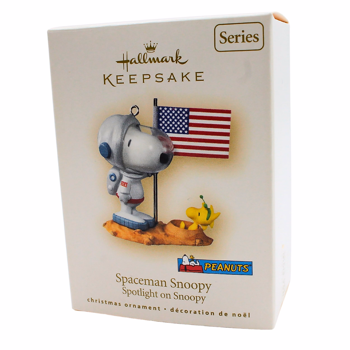 HALLMARK KEEPSAKE ORNAMENT - "SPACEMAN SNOOPY" SPOTLIGHT ON SNOOPY - #10 IN SERIES (2007) QX4757