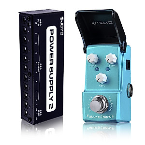 JOYO JF-316 Future Chorus Mini Pedal Bundle with JP-02 DC 9V 18V Pedal Power Supply