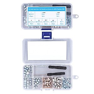 Computer Screws Computer Screw Standoffs Set, Laptop Repair Screws M.2 Solid State Drive Fixing Studs with Screwdrivers and Hex Head