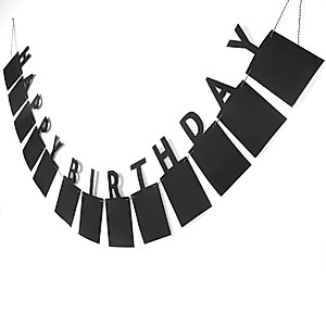 INNORU Happy Birthday Photo Banner, Milestone Baby Shower or Men and Women Birthday Banner Decor, Birthday Party Photo Props