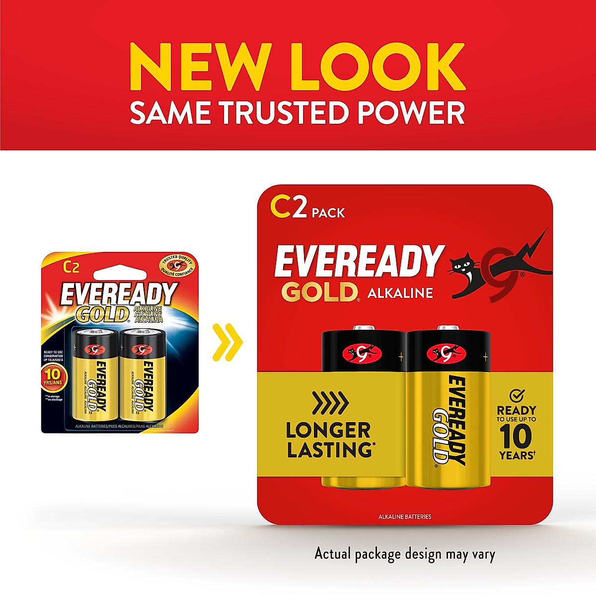 Envirofit ENERGIZER C2 EVEREADY Alkaline Battery, 2 Count (Pack of 1)