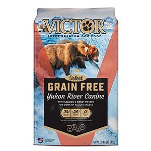 Victor Super Premium Dog Food – Grain Free Yukon River Canine – for Dogs of All Life Stages – High Protein Dry Dog Food for All Normally Active Dogs, 30 lb