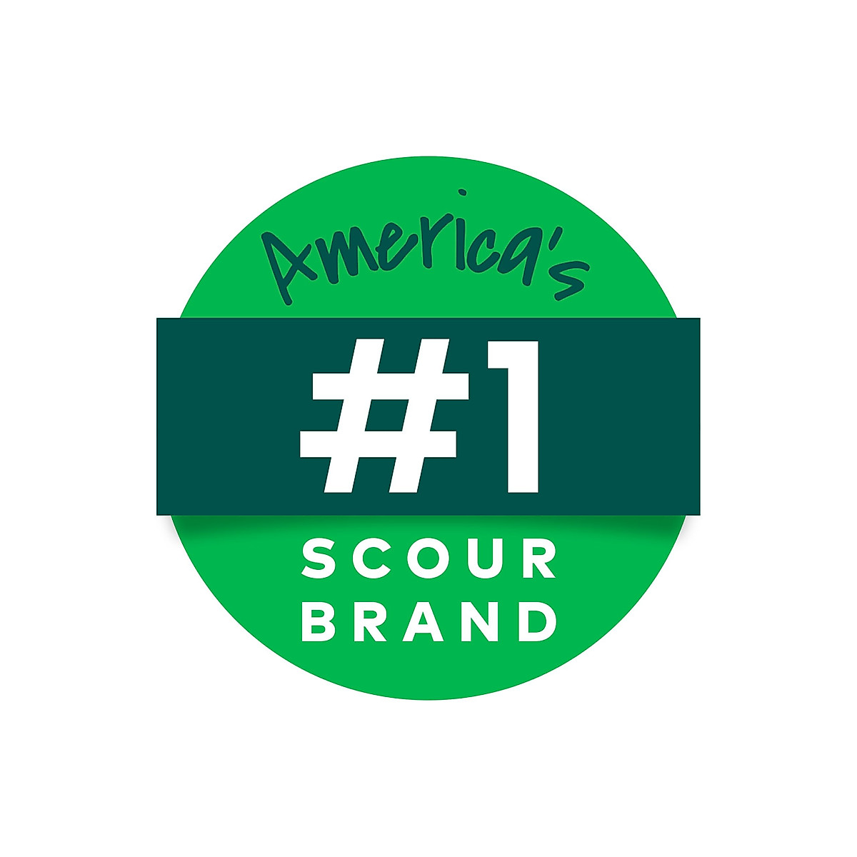 Scotch-Brite Stainless Steel Scrubbers, Ideal for Cast Iron Pans, Powerful Scrubbing for Stubborn Messes, 3 Scrubbers