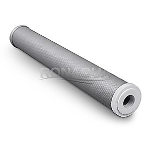 Ronaqua 20" x 2.5" Replacement Water Filters Cartridges Sediment CTO Block & GAC for 20 Inch Whole House System