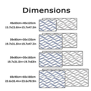 2 Piece Gnome Kitchen Rug Set Merry Christmas Indoor Floor Mats for Winter, Xmas Door Mat Runner Rug Carpet Mat for Kitchen Home Decor (15.7" x 23.6"+15.7" x 47.2") - Snowflake Tree Retro Wooden Board