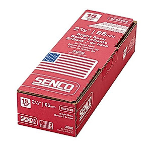 Senco DA25EPB 15 Gauge by 2-1/2 inch Length Bright Basic Finish Nail (3,000 per box)