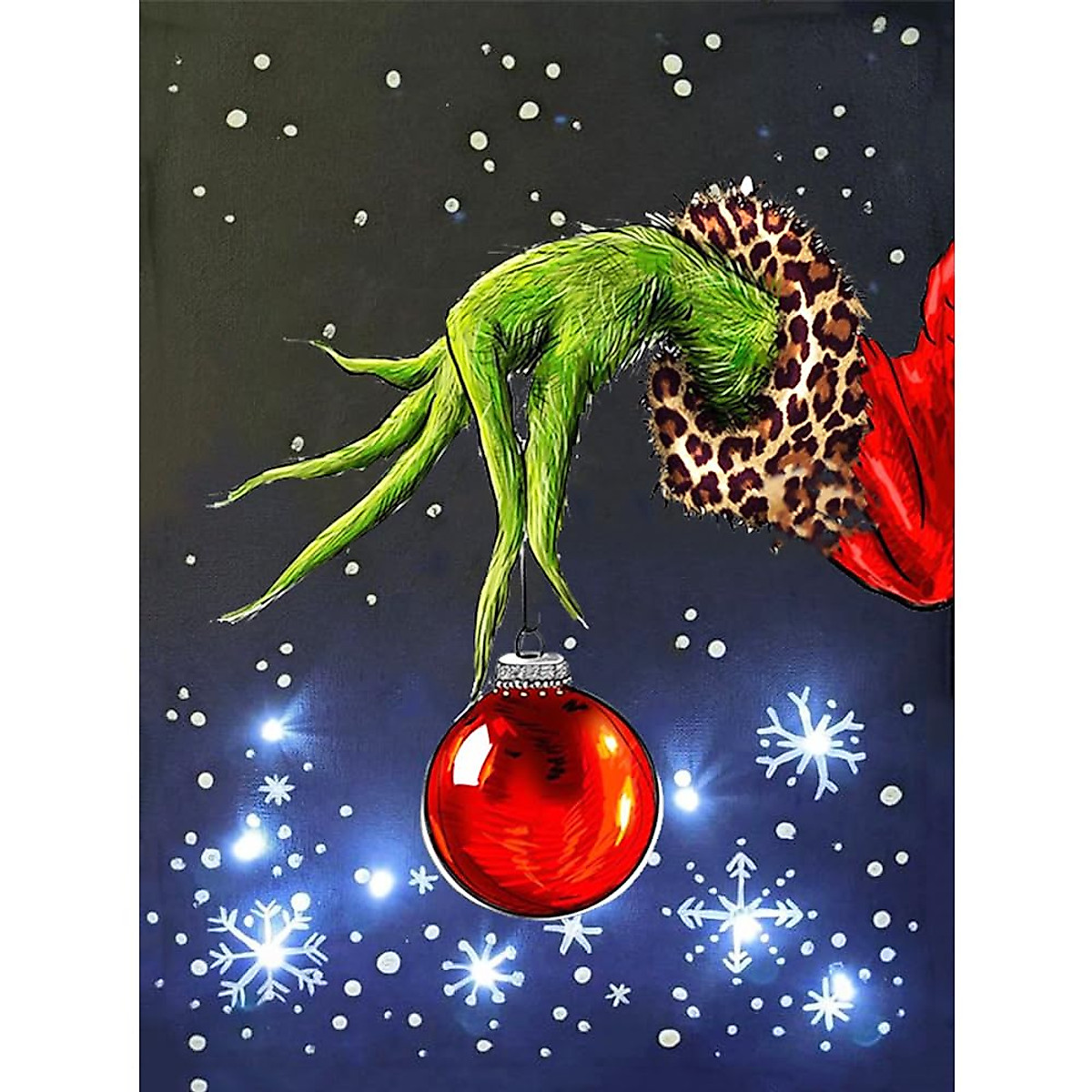 LWZAYS Christmas Diamond Painting Kits for Adults, Diamond Art for Adults Beginner, Diamond Dots Gem Art for Aesthetic Room Decor(12x16Inch)