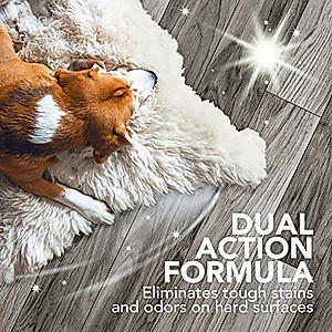 Simple Solution Hard Floor Pet Stain and Odor Remover | Dual Action Cleaner for Sealed Hardwood Floors | 32 Ounces