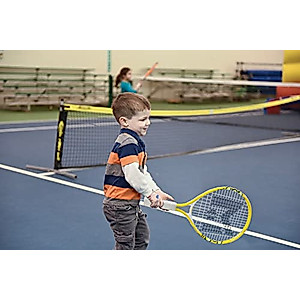 insum 17'' Junior Tennis Racket for Aged 2-3 Y with Strap Bag Kids Tennis Racquet (17inch-Yellow)