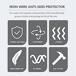 DOITOOL Rubber Feet for Sink Grid Sink Protectors: 100Pcs Kitchen Sink Wire Rack Feet Rubber Wire Bumper Replacement Parts for Kitchen Rack Black 4.8MM