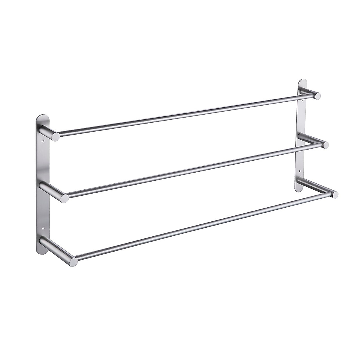 KES Bath Towel Bar 30 Inch 3-Tier Bathroom Towel Rack Wall Mount SUS304 Stainless Steel Brushed Finish, BTH202S75-2