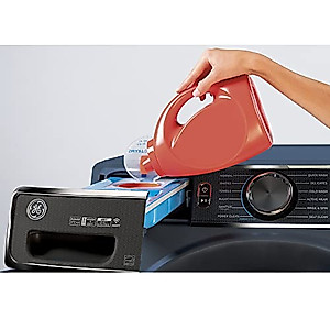 GE® 5.0 cu. ft. Capacity Smart Front Load ENERGY STAR® Steam Washer with SmartDispense™ UltraFresh Vent System with OdorBlock™ and Sanitize + Allergen