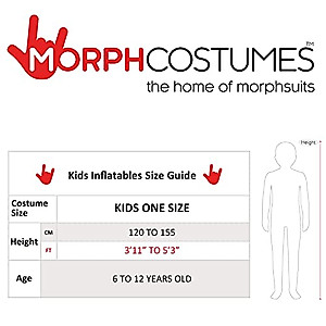 Morph Costumes - Inflatable Dragon Costumes For Kids - Red Dragon Costume for Kids - Dragon Rider Costume - Inflatable Costume for Kids