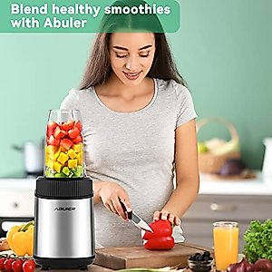 Bullet Blender Smoothie Maker 900W with To-Go Cups, Smoothie Blender, Upgrade 6-Point Blade, Smoothie Blender, Shake Blender Combo for Frozen Drink